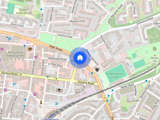 High Street, Aldershot, Hampshire, GU11