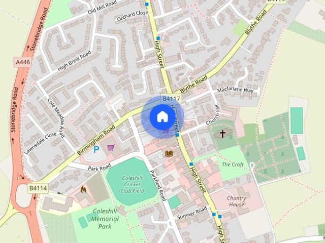 High Street, Coleshill. B46 3AH