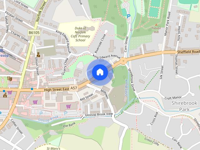 High Street East, Glossop, Derbyshire, SK13