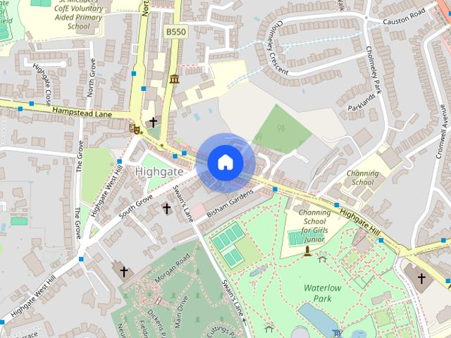 Highgate High Street, Highgate Village, London, N6