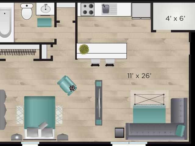 Highland Way Apartments Studio Apartment for Rent at 11310 Melody Dr, Northglenn, CO 80234