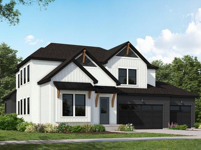 Highland Modern Farmhouse Plan Canyon Point Community