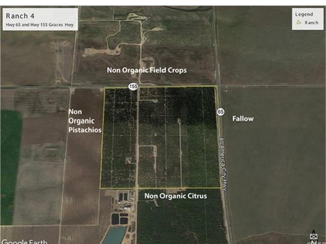 Highway 155 100ac Organic Navels, Delano, CA 93215