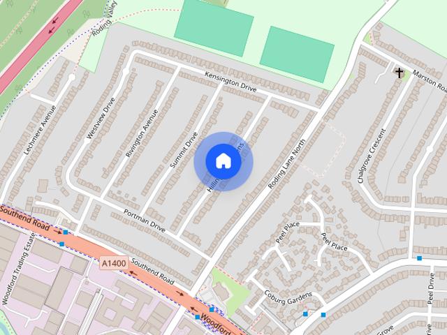 Hillington Gardens, Woodford Green, Essex, IG8