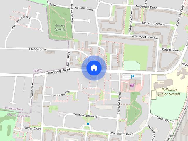 Hillsborough road, LE2 9