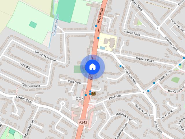 Hook Road, Chessington, KT9