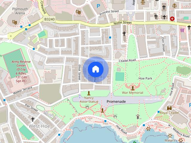 Holyrood Place, The Hoe, Plymouth, Devon, PL1 2QB