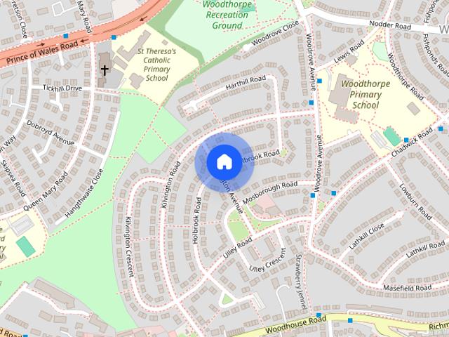 Holbrook Road, Woodthorpe, Sheffield, S13