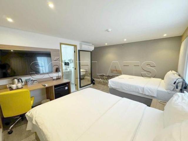 Holiday Inn Parque Anhembi, quarto de hotel para investimento com 26m² e 01 vaga de garagem