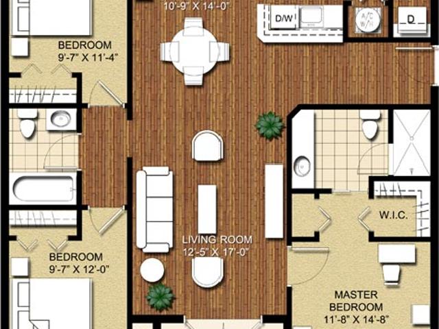 Horatio Place 3 Bedroom Apartment for Rent at 2616 W Horatio St, Tampa, FL 33609