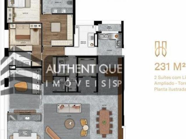 HORIZ IBIRAPUERA Apartamento no Ibirapuera à venda