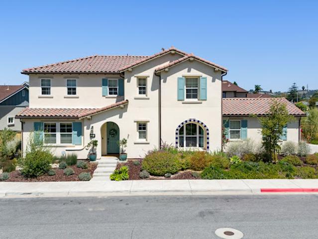 Contemporary house with garden