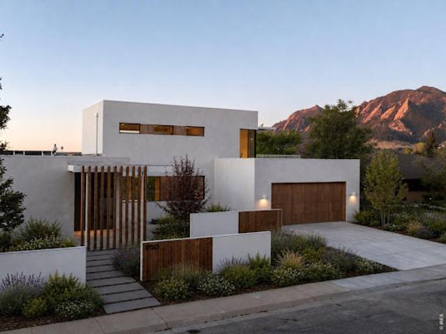 Contemporary house with pool and terrace