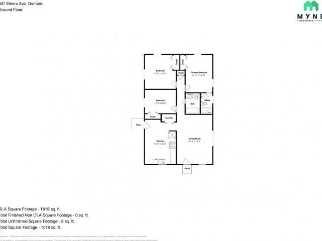 house 3 bedroom, Durham NC 27707 DS87083008