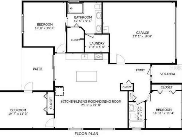 house 3 bedroom, New Smyrna Beach FL 32168 DS88385251