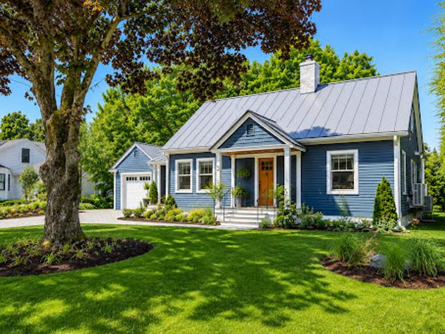 House with garden
