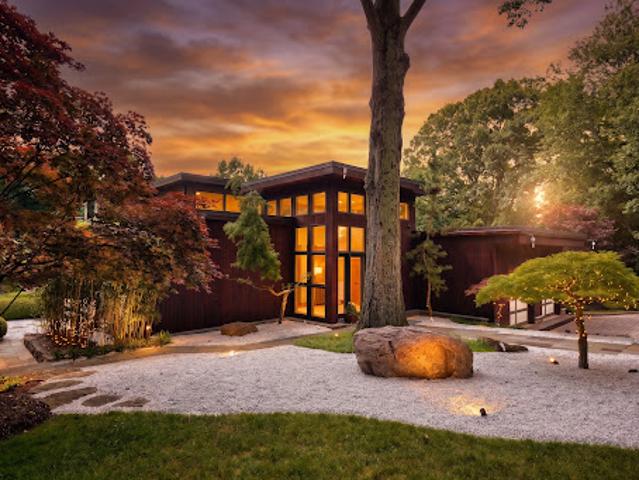 House with garden