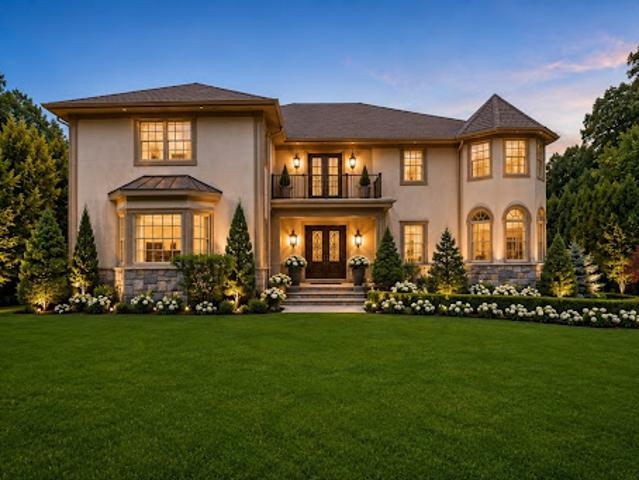 House with garden