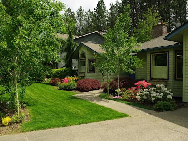 House with garden