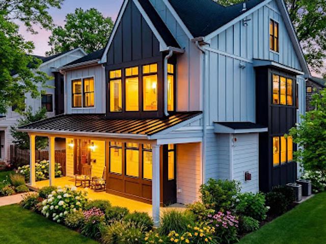 House with garden and terrace
