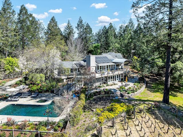 House with pool and garden