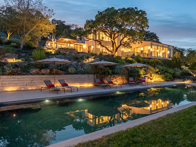 House with pool and garden