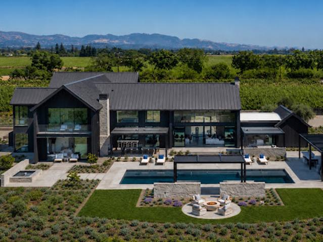 House with pool and garden