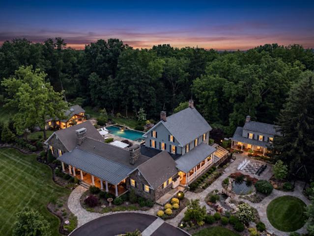House with pool and garden
