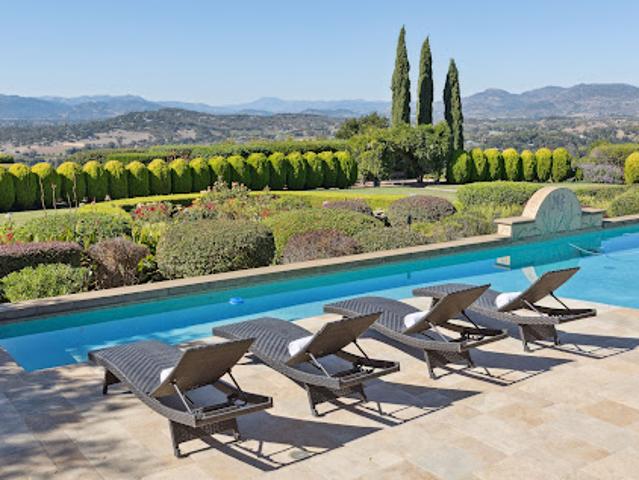 House with pool and garden