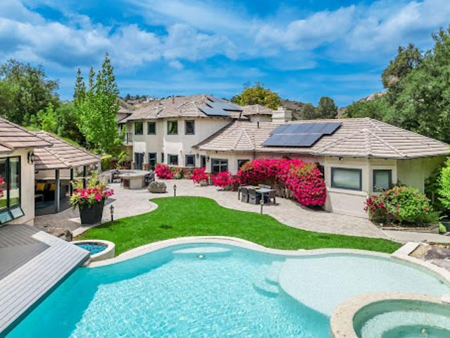 House with pool and garden