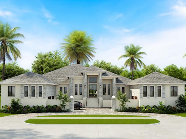 House with pool and garden