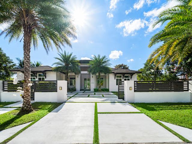 House with pool and garden