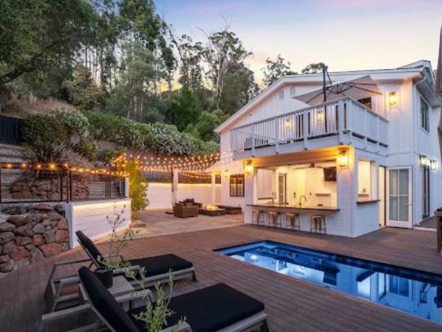 House with pool and garden