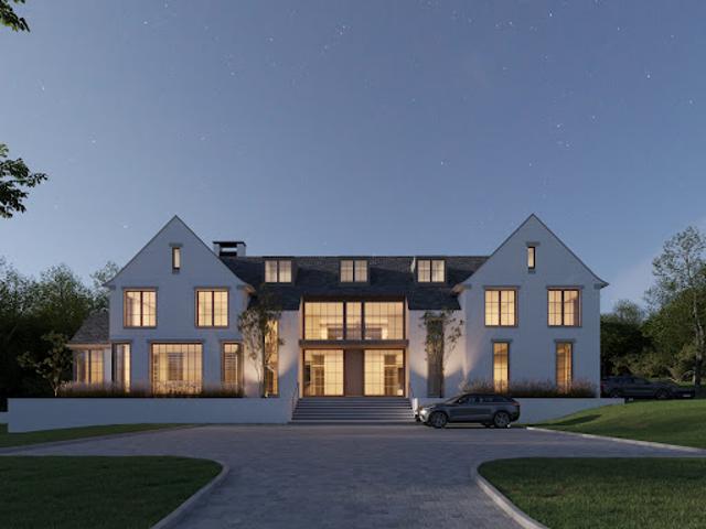 House with pool and garden