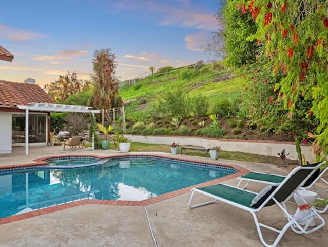 House with pool and garden