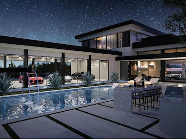 House with pool and terrace
