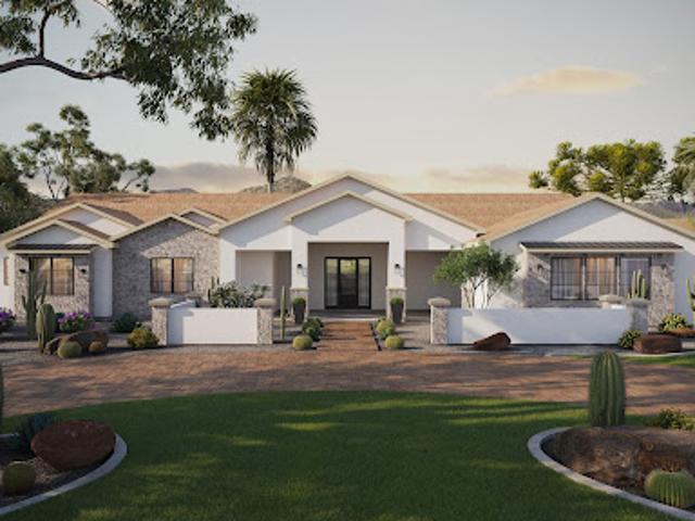 House with garden and terrace
