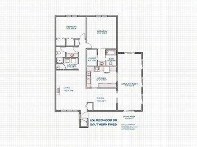 house with 2 bedroom, Southern Pines NC ES88240493