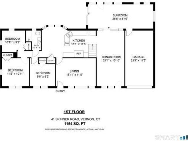 house with 3 bedroom, Vernon CT ES103932113