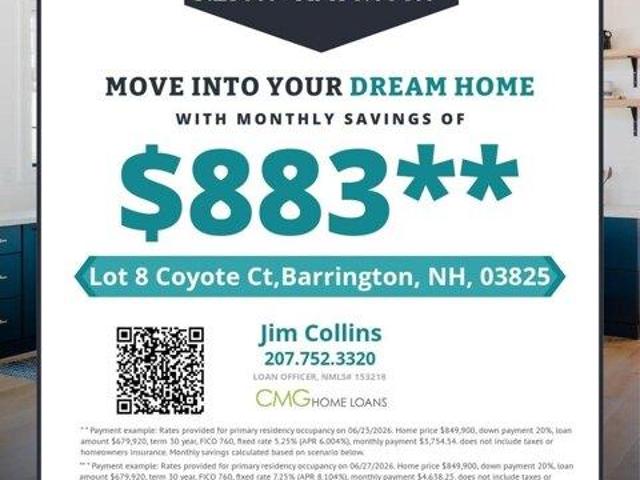 house with 3 bedroom, Barrington NH DS104009868