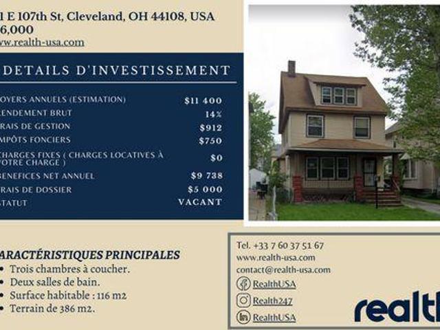 house with 3 bedroom, Cleveland OH DS96308304