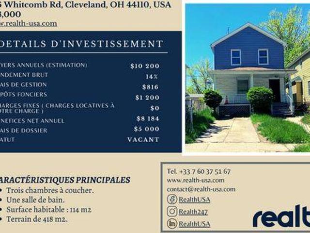 house with 3 bedroom, Cleveland OH DS96308306