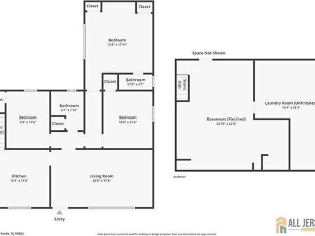 house with 3 bedroom, Fords NJ DS102566085