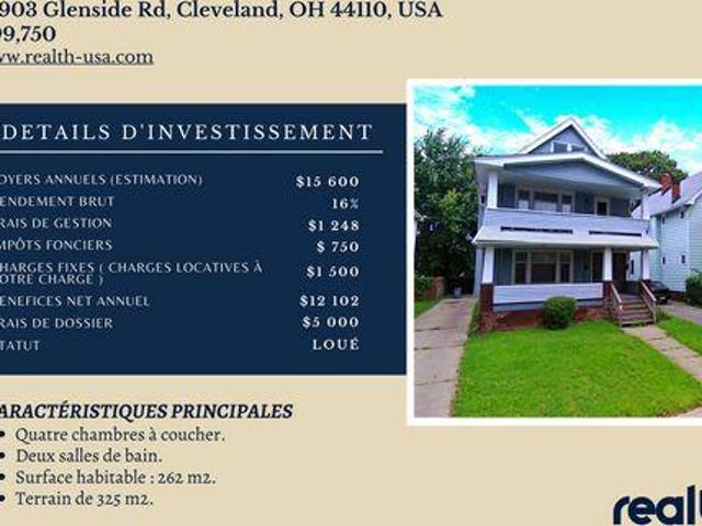 house with 4 bedroom, Cleveland OH DLS96308299