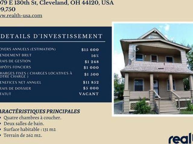house with 4 bedroom, Cleveland OH DLS96308300