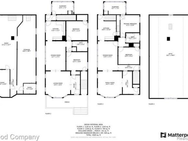 house with 4 bedroom, Detroit MI DS88895012