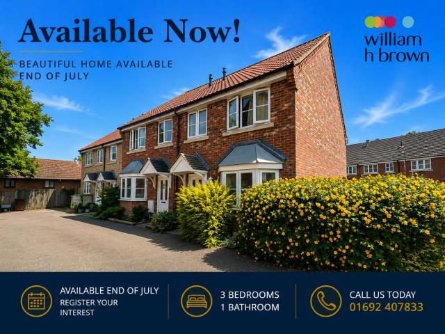 house for rent in Arnold Pitcher Close, North walsham, North walsham