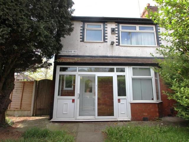 house for rent in Rothesay Road, M8 4JA