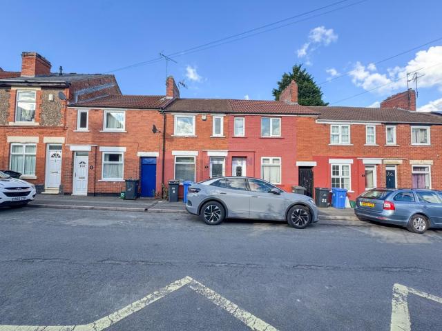 house in Percy Street, Derby
