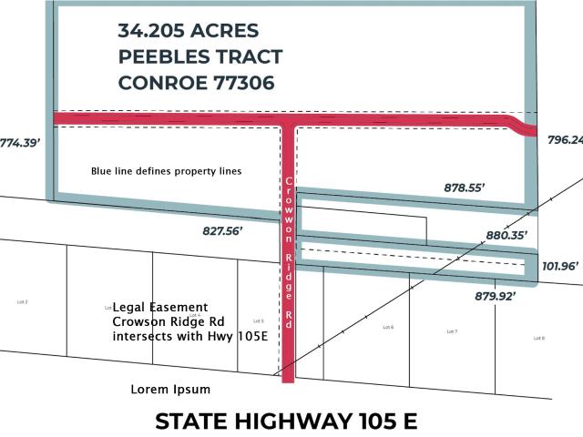 Hwy 105 e/ crowson ridge road